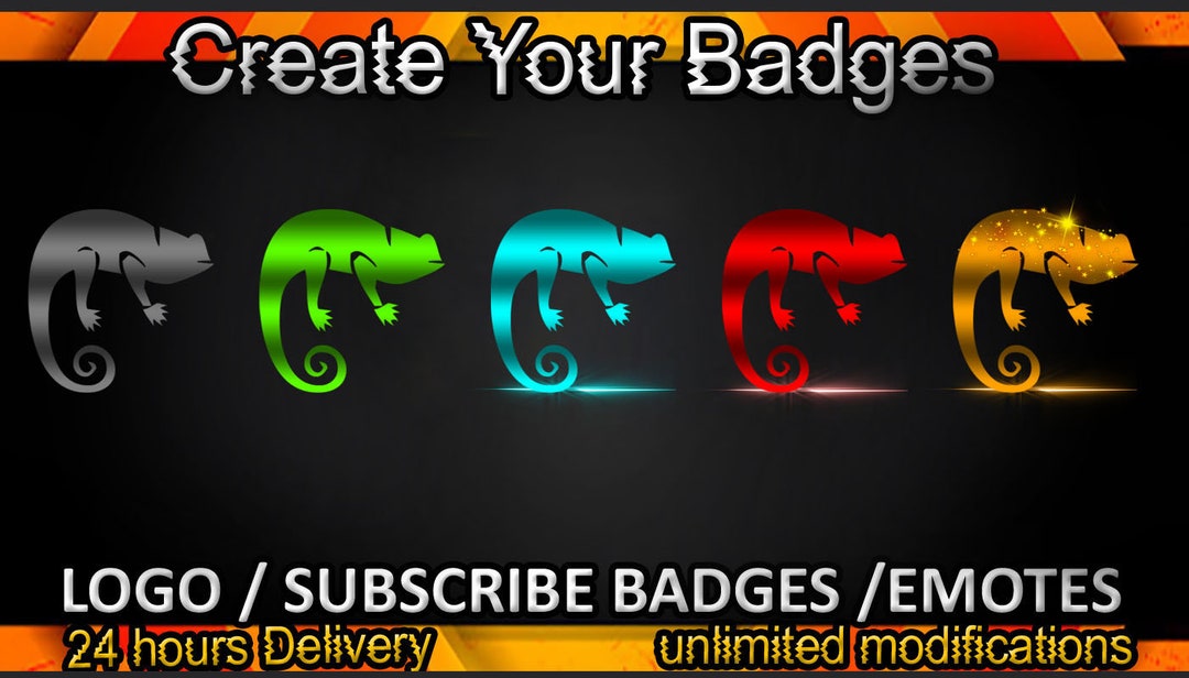 Lizard Twitch Sub Badges / Lizard Twitch Emotes/ Lizard Badges for ...