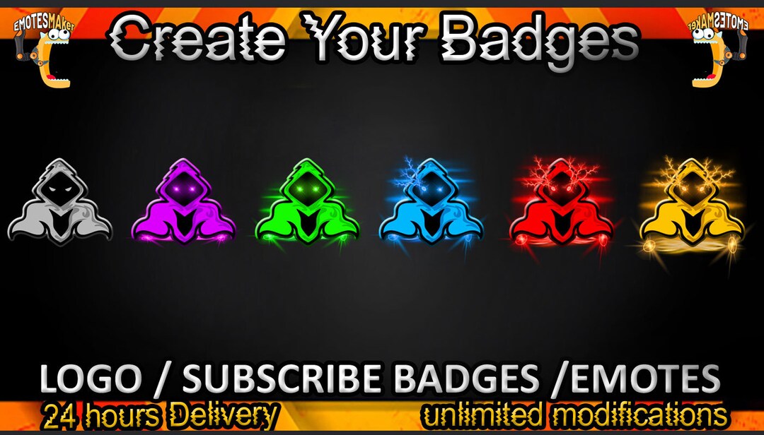 Ninja Twitch Sub Badges, Ninja Twitch Emotes/ Ninja Badges for ...