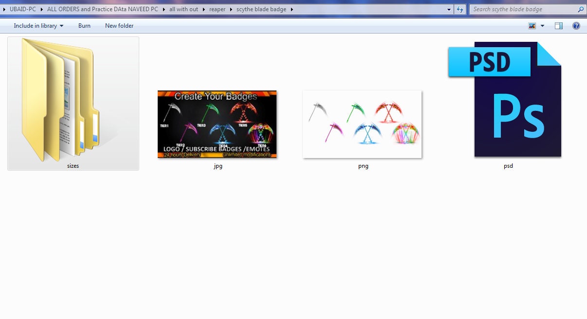 Scythe Twitch Sub Badges, Scythe Twitch Emotes/ Scythe Badges for ...