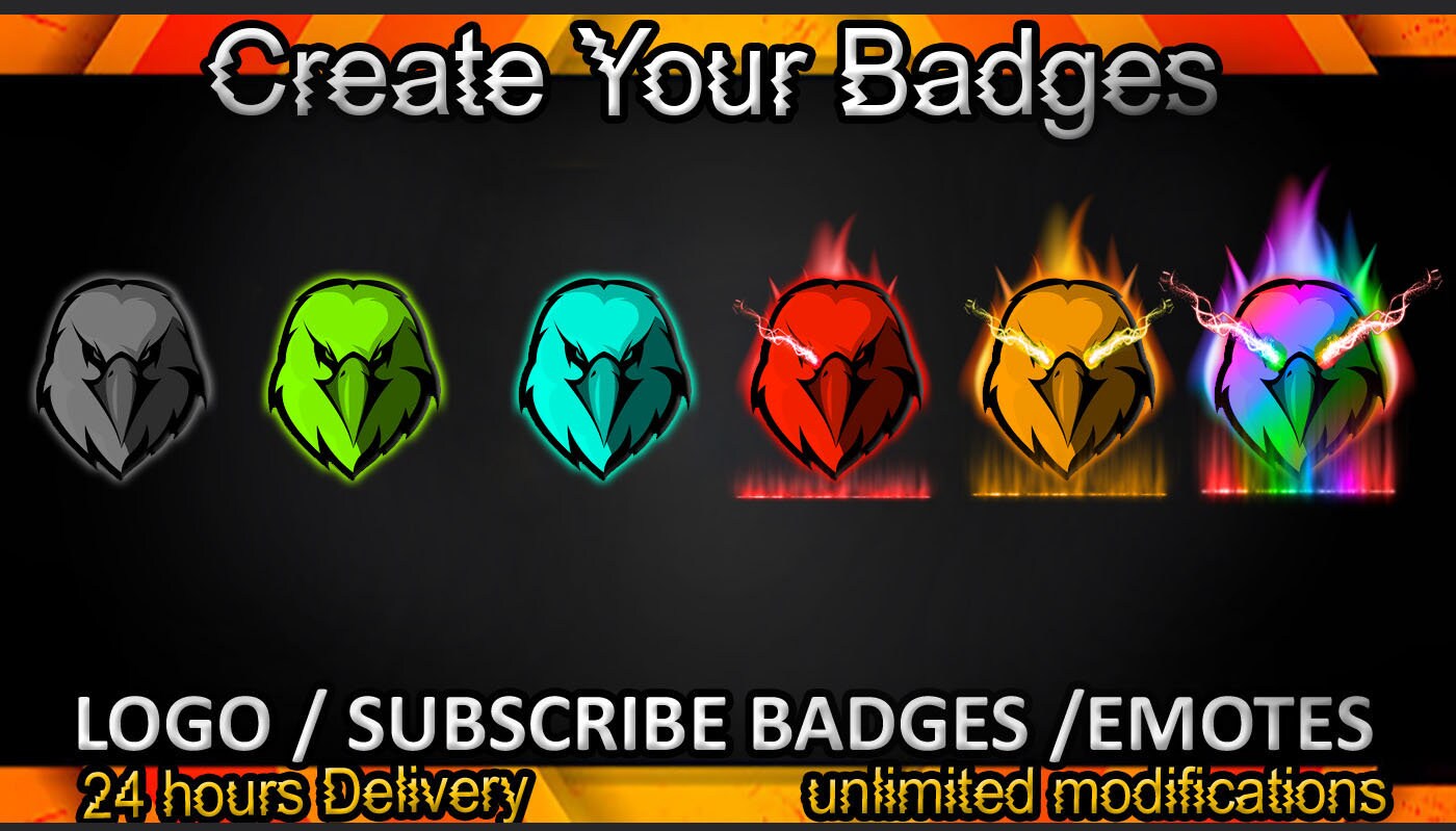 Eagle Twitch Sub Badges / Eagle Twitch Emotes / Eagle Badges for ...