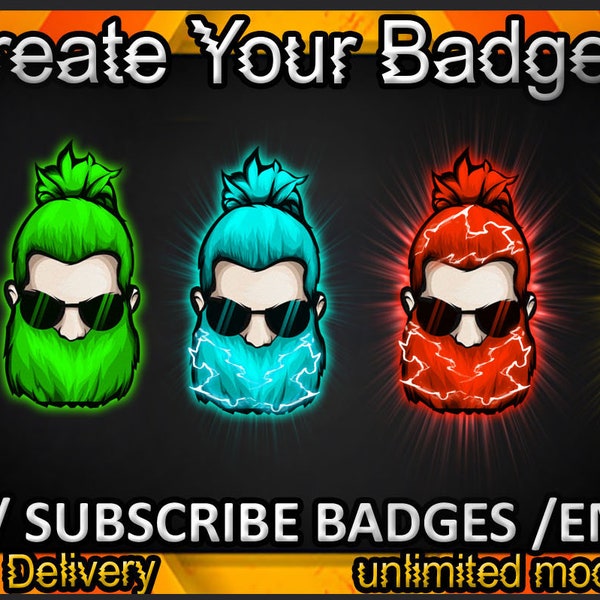 Animated Beard Emotes Twitch - Etsy