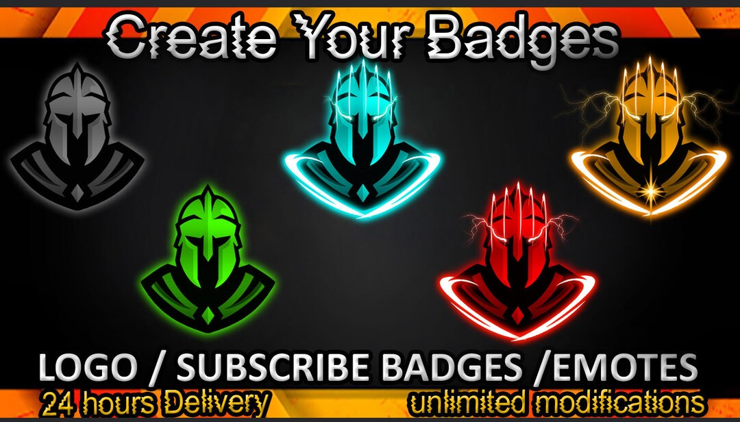 Spartan Twitch Sub Badges / Spartan Twitch Emotes / Spartan Badges for ...