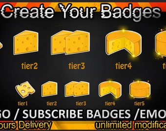 Cheese Sub Emotes - Etsy