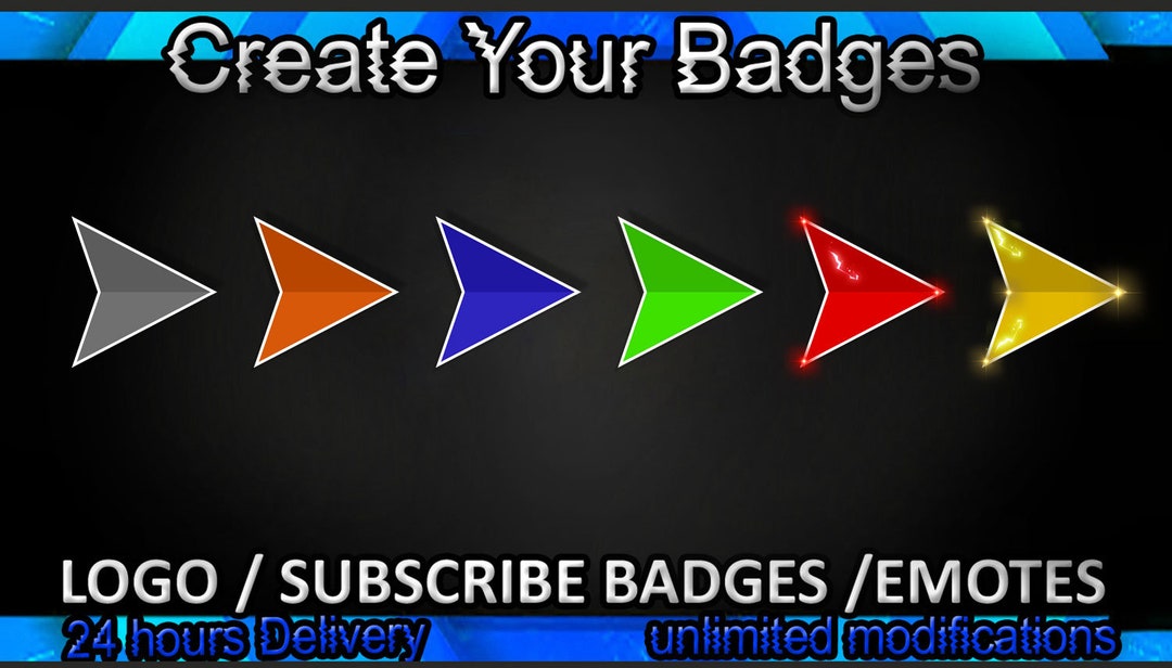 Arrow Head Twitch Sub Badges, Arrow Head Twitch Emotes/ Arrow Head ...