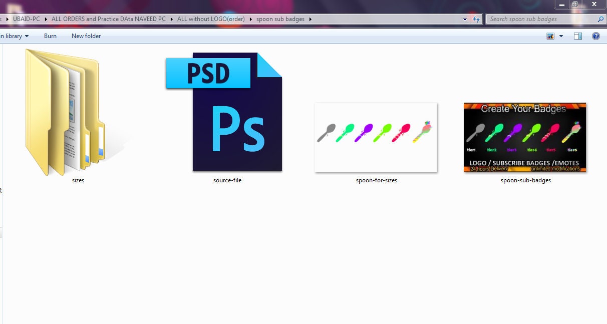 Spoon Twitch Sub Badges, Spoon Twitch Emotes/ Spoon Badges for ...