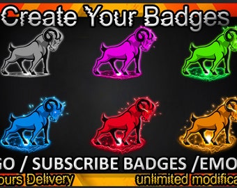 Devil Twitch Sub Badges Devil Twitch Emotes/ Devil Badges for - Etsy