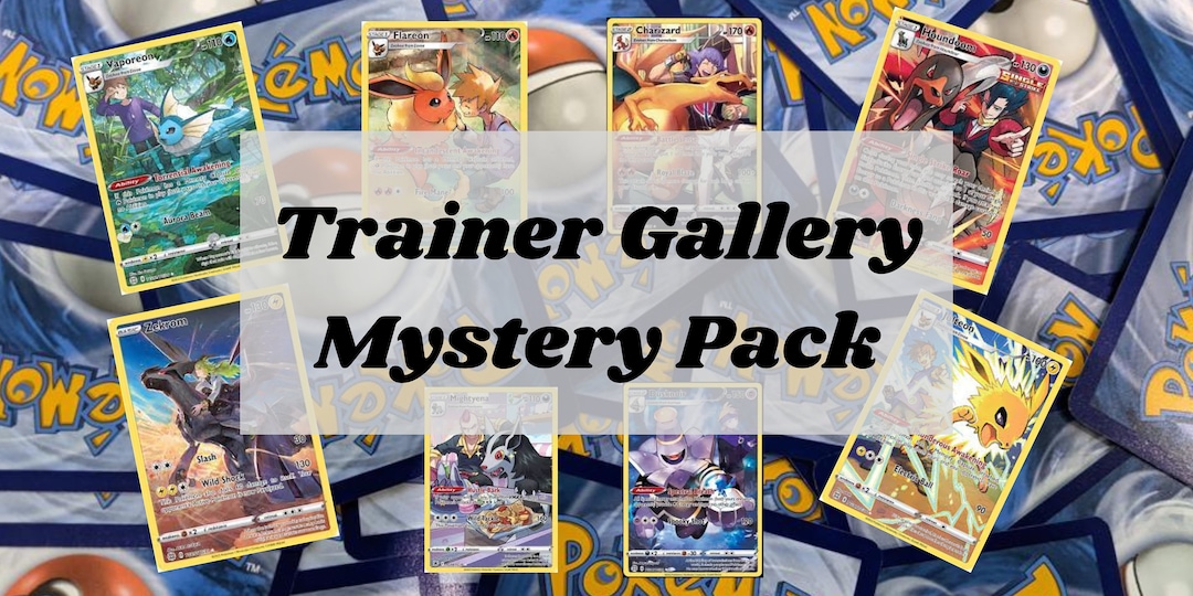 Pokemon Trainer Gallery 50 Card Mystery Bundle - Guaranteed Trainer ...