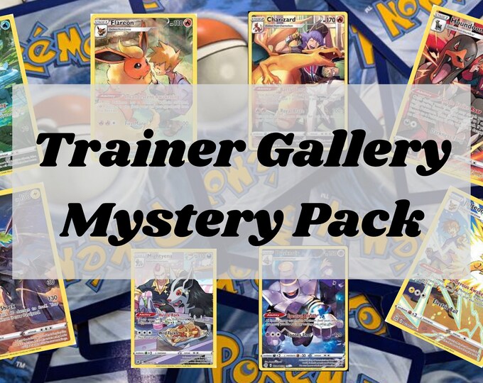 Pokemon Trainer Gallery 50 Card Mystery Bundle - Guaranteed Trainer ...