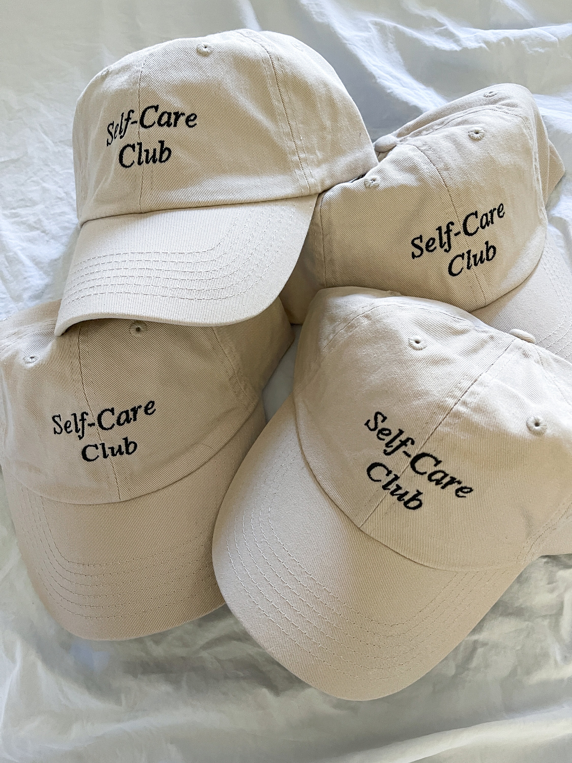 Self Care Club Cap Beige - Etsy