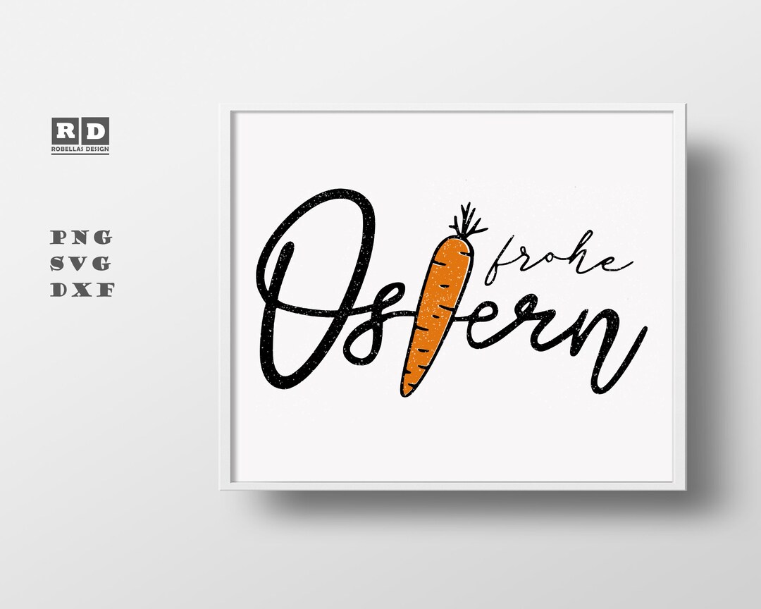 Plotter German Easter File SVG DXF PNG Cricut Silhouette Clipart Digital File Plotter Motive - Etsy