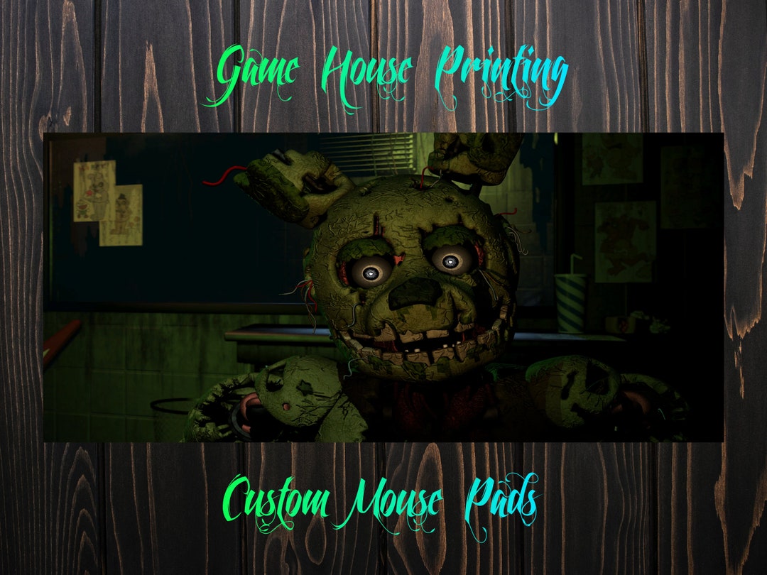 Five Nights At Freddys Sprint Trap Custom Mouse Pad Etsy