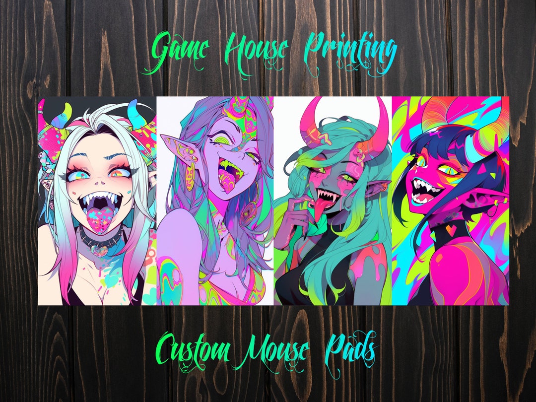 Color Demons Rainbow Custom Mousepad - Etsy