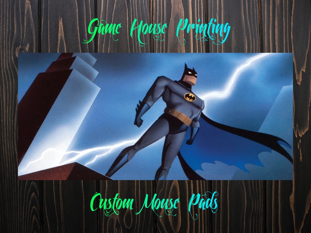 Hand Made Justice Man Dark Hero Animated Series Custom Mousepad - Etsy