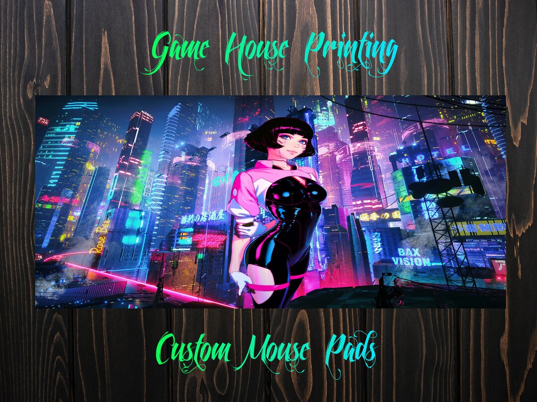 Hand Made Sasha Yakovleva Cyberpunk Edgerunners Custom Mouse Pad - Etsy