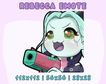 Cyberpunk2077, Cyberpunk Edgerunners, Rebecca, Emotes, Twitch, Discord ...