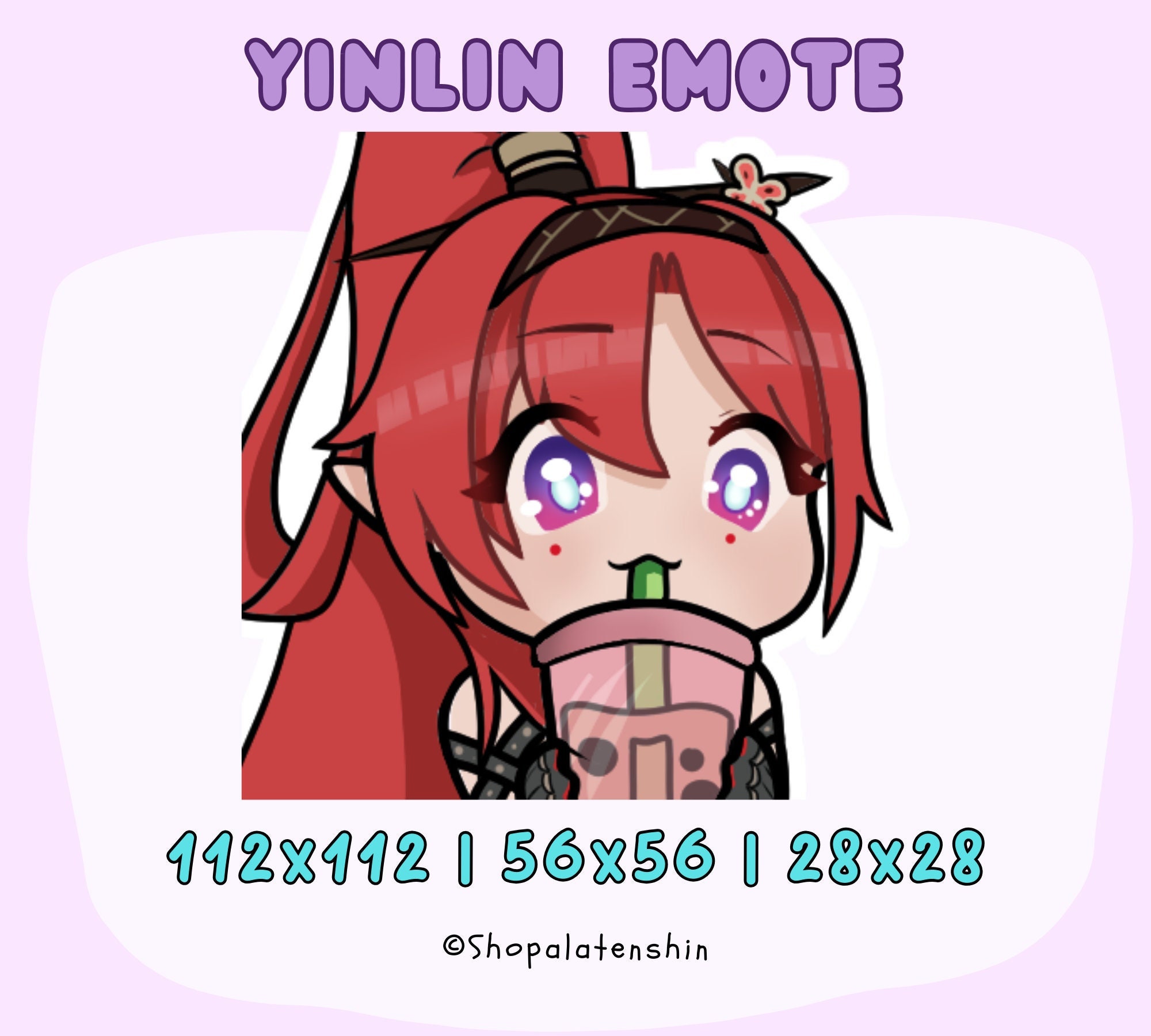 Wuthering Waves Yinlin Emote | Twitch | Discord | - Etsy