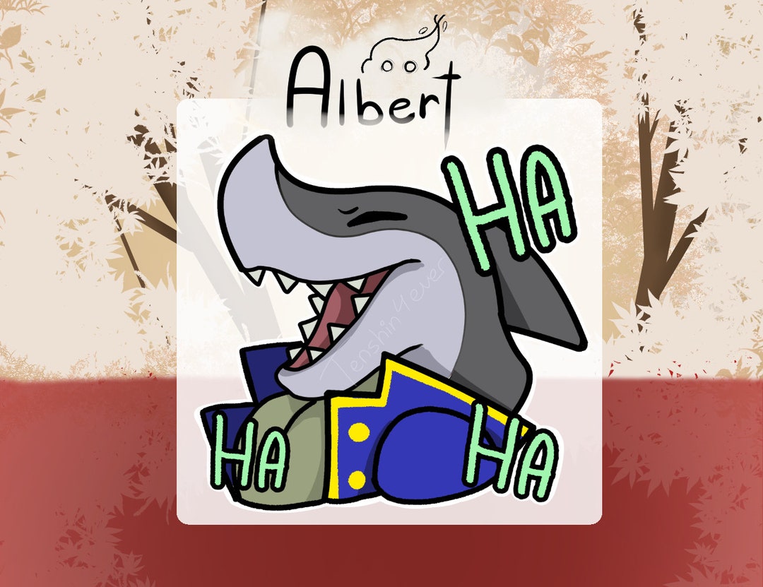 Spiritfarer Albert Laughing Emote | Twitch | Discord | - Etsy