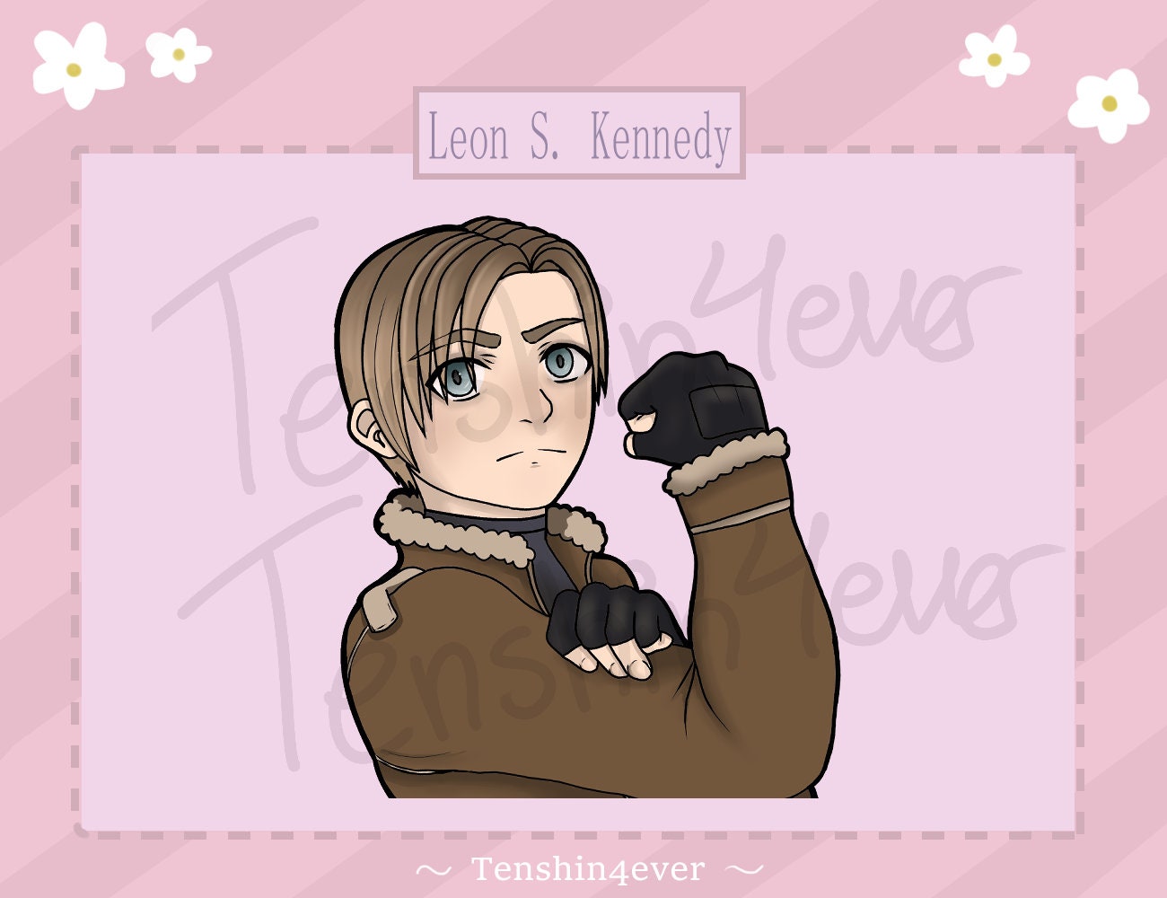 Leon Kennedy Twitch Emote ''we Got This'' - Etsy