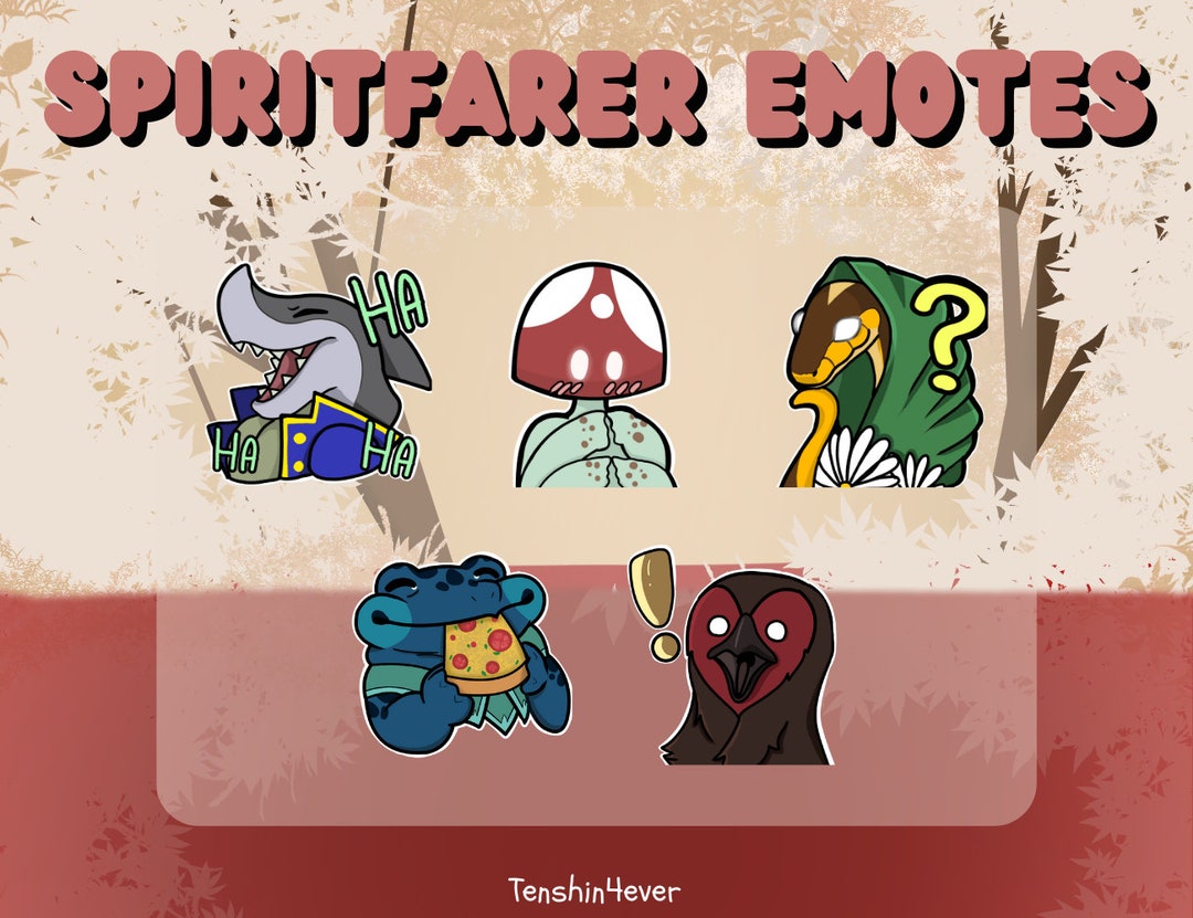 5x Spiritfarer Emotes | Bundle | Twitch | Discord | - Etsy