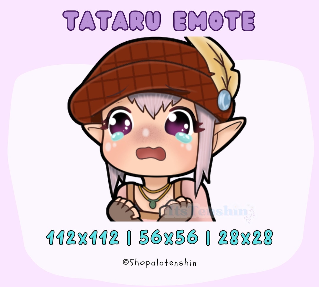 FFXIV Tataru Cry Emote | Twitch | Discord | - Etsy