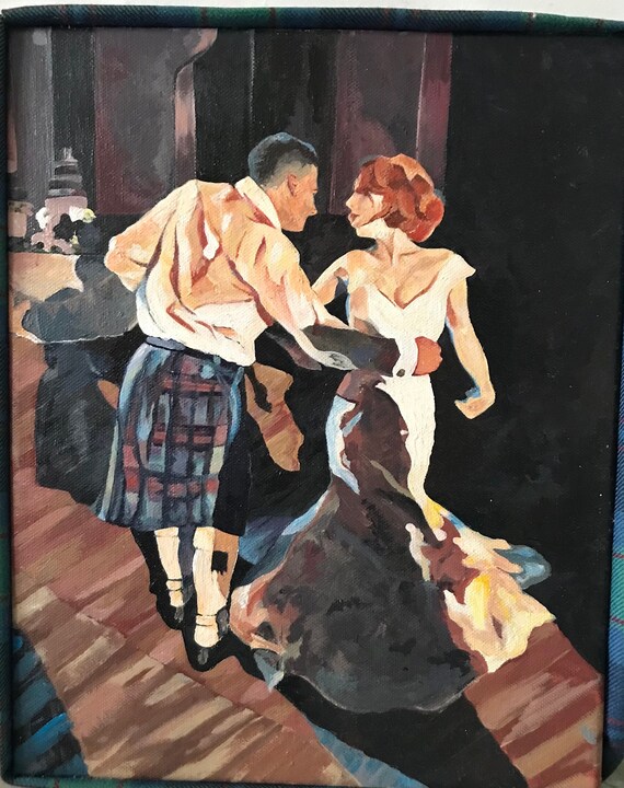 Custom Wedding Anniversary First Dance Painting. Wedding Art - Etsy