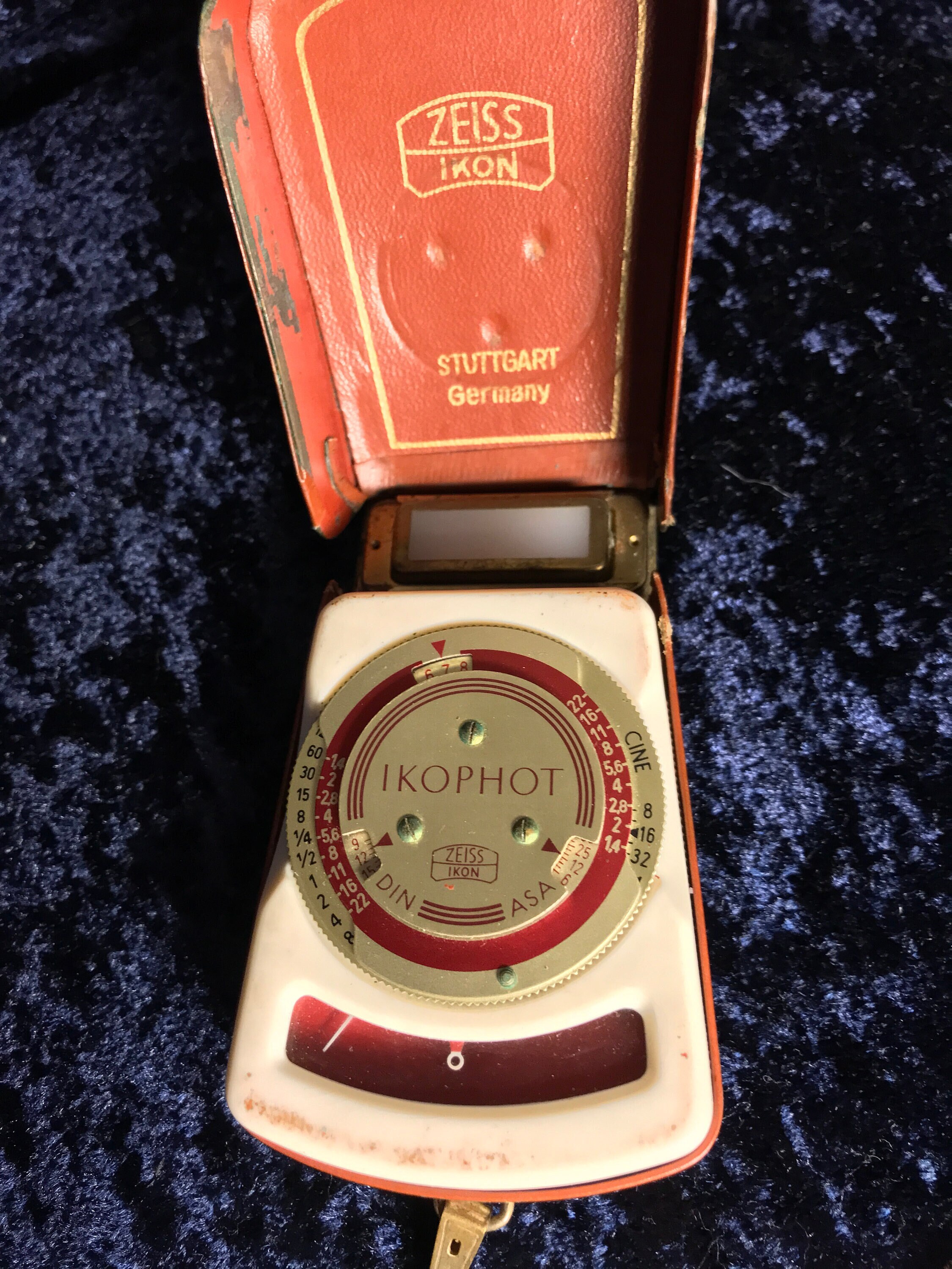 Vintage Ikophot Zeiss Light Meter From Germany - Etsy