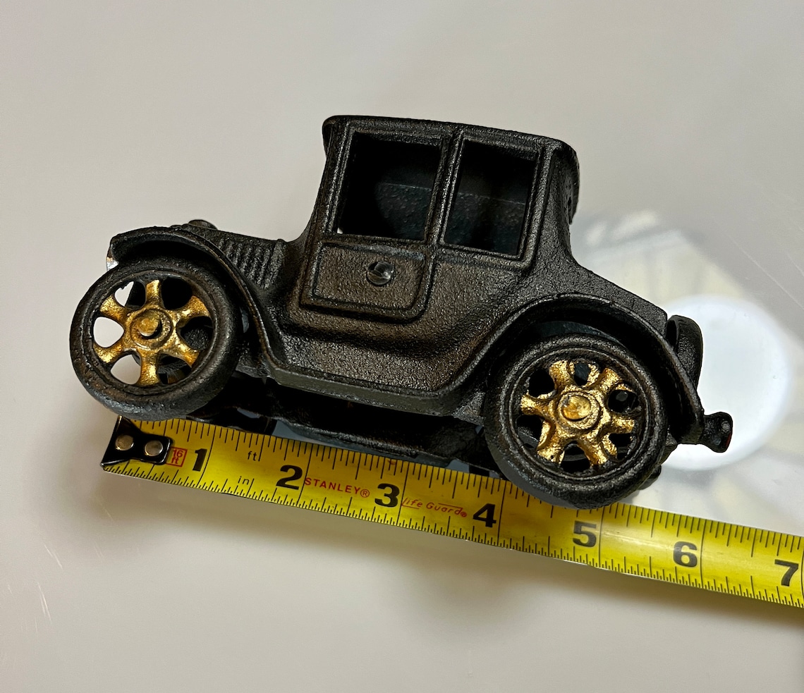 Collectable Cast Iron Vintage Toy Car - Etsy