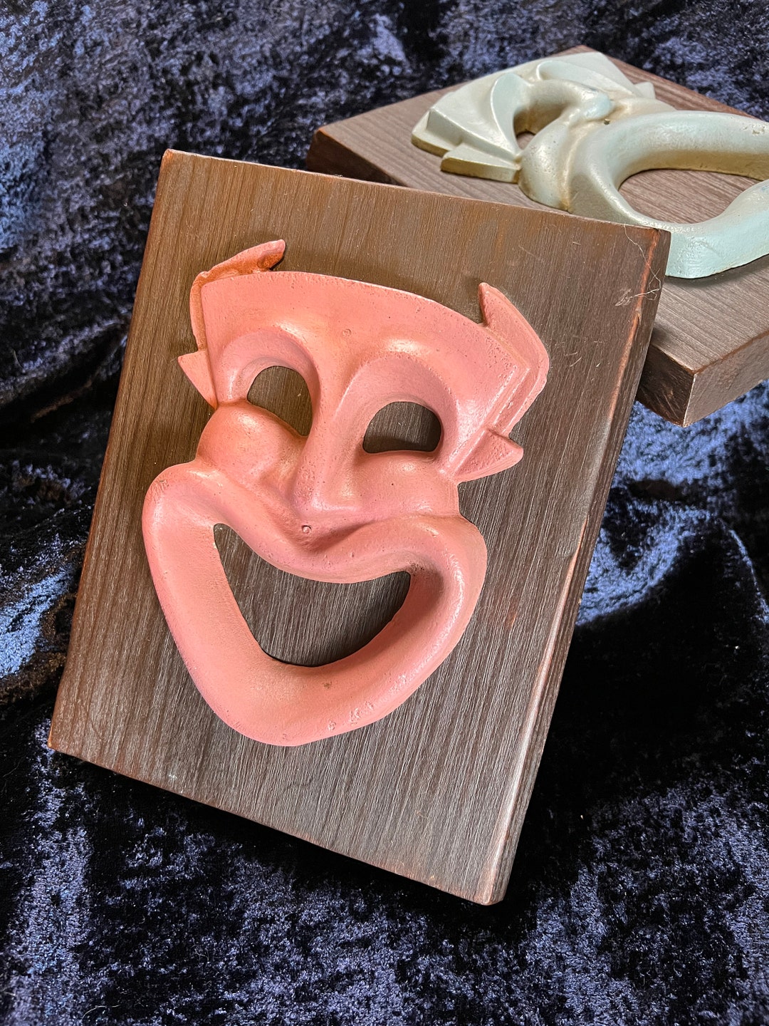 Vintage Mid Century Modern Greek Drama Sock and Buskin Comedy Tragedy ...