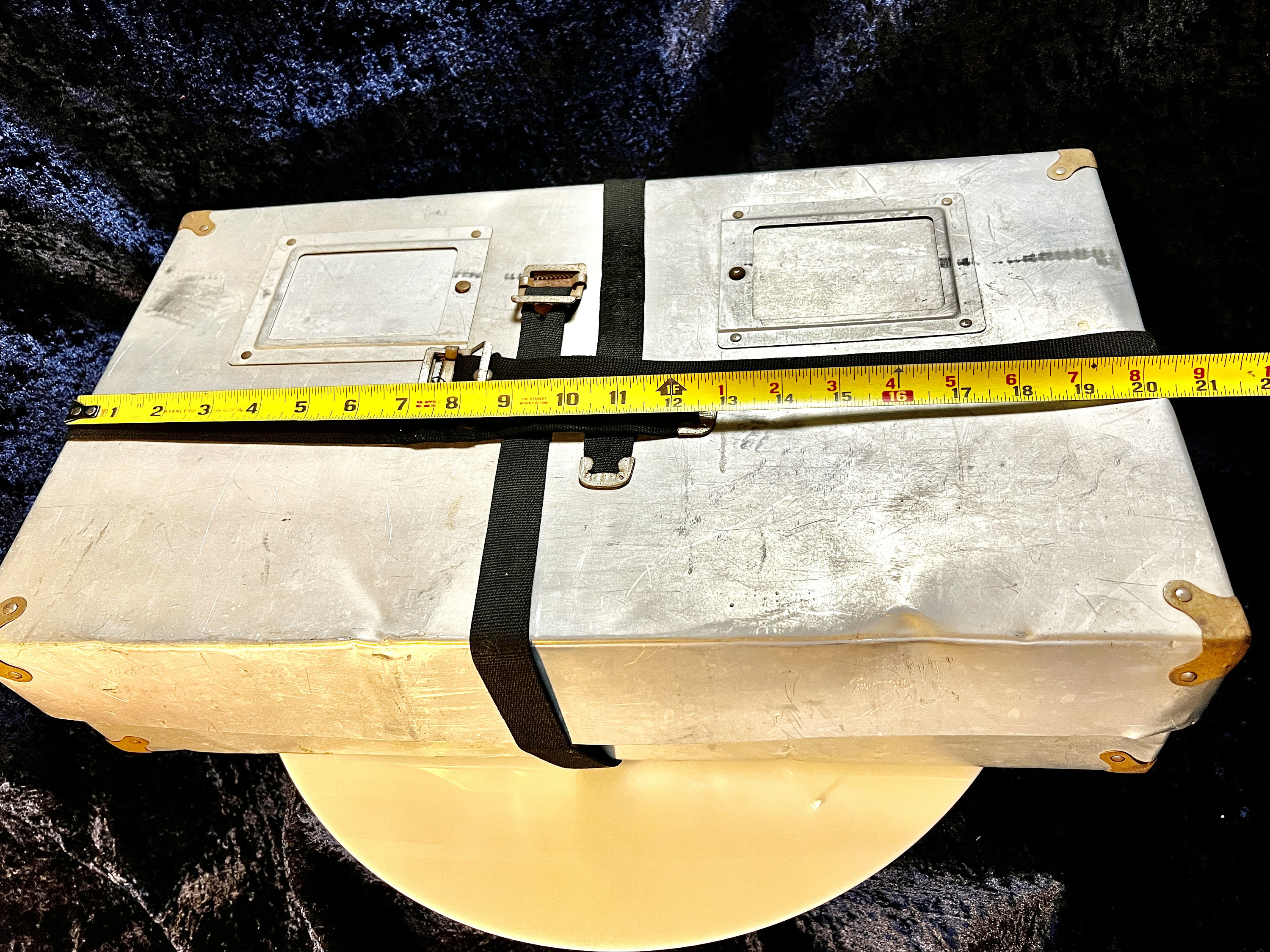 Vintage Metal Mailing Box Military Storage Case Aluminum Catalog ...