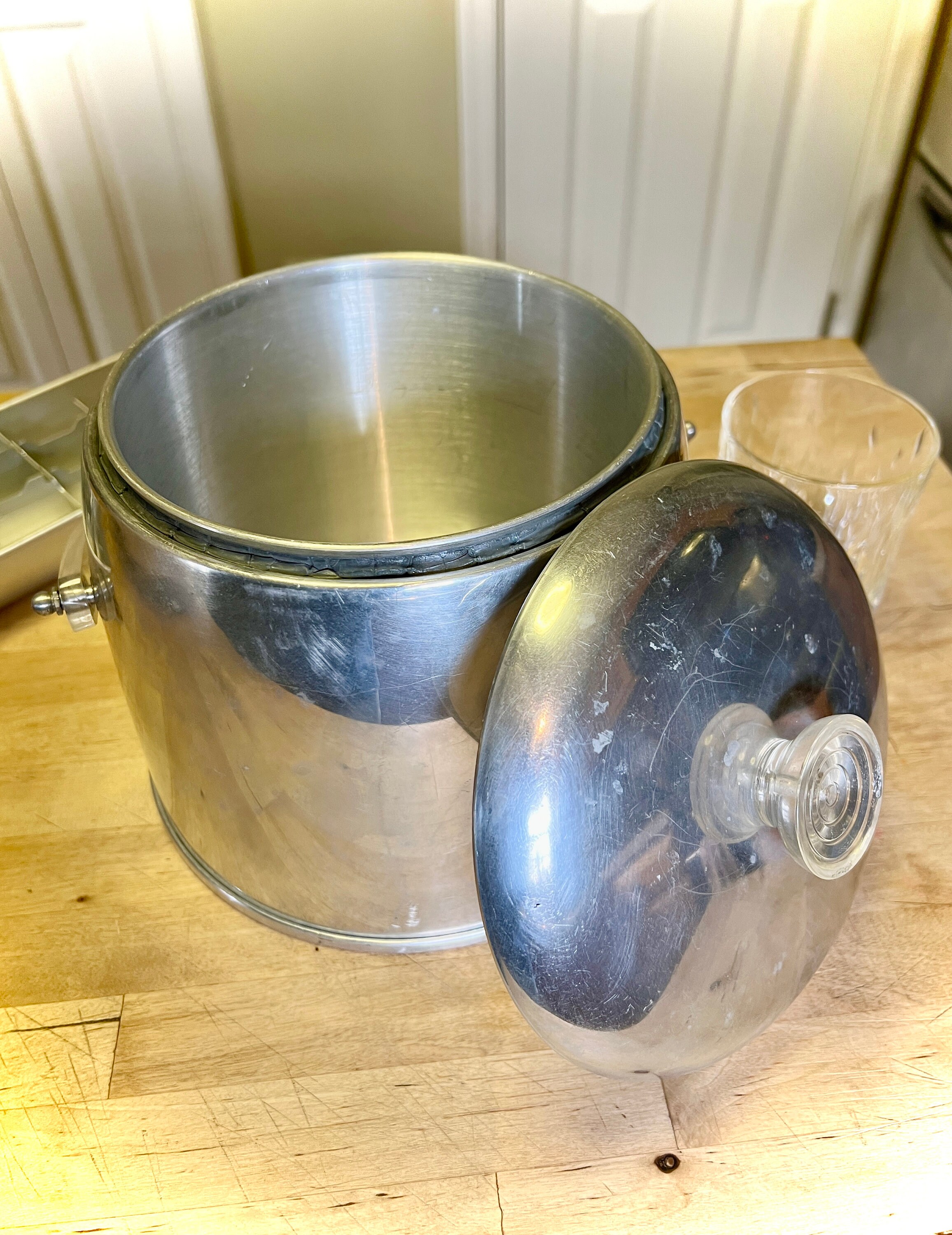 Kromex Ice Bucket Aero Space Age Style Metal Aluminum MCM Barware - Etsy