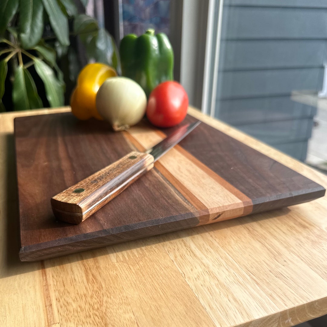15 X 10 X .75 in Maple/cherry/walnut Face Grain Cutting Board - Etsy