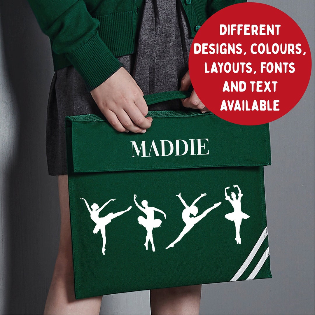 Personalised School Book Bag for Children Music Homework Bags for Kids ...