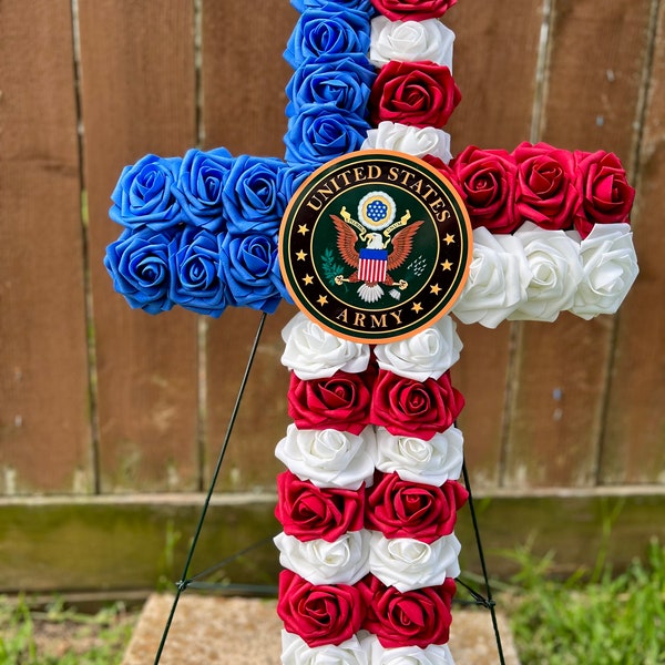 Military Funeral Wreath - Etsy