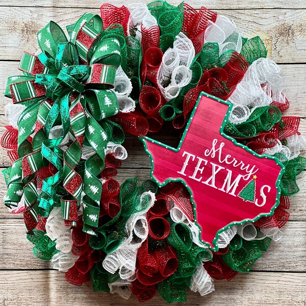 Texas Wreath - Etsy