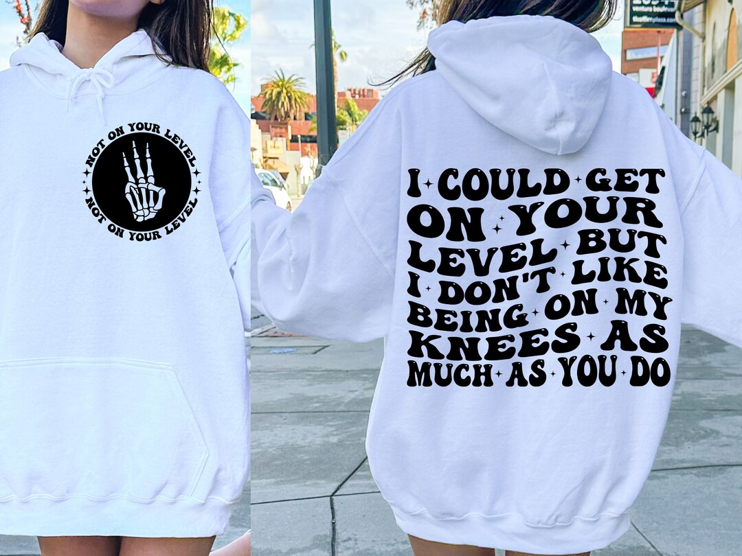 Not on Your Level Svg, Funny Quote Svg, Sarcastic Svg, Retro Svg Png ...