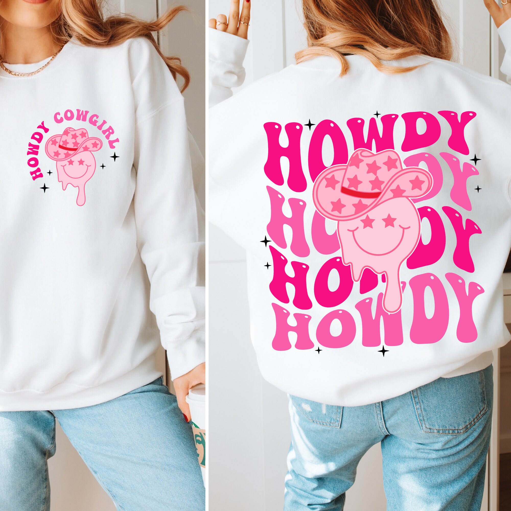 Howdy Howdy Howdy Svg Cowgirl Svg Pink Howdy Svg Retro Svg - Etsy