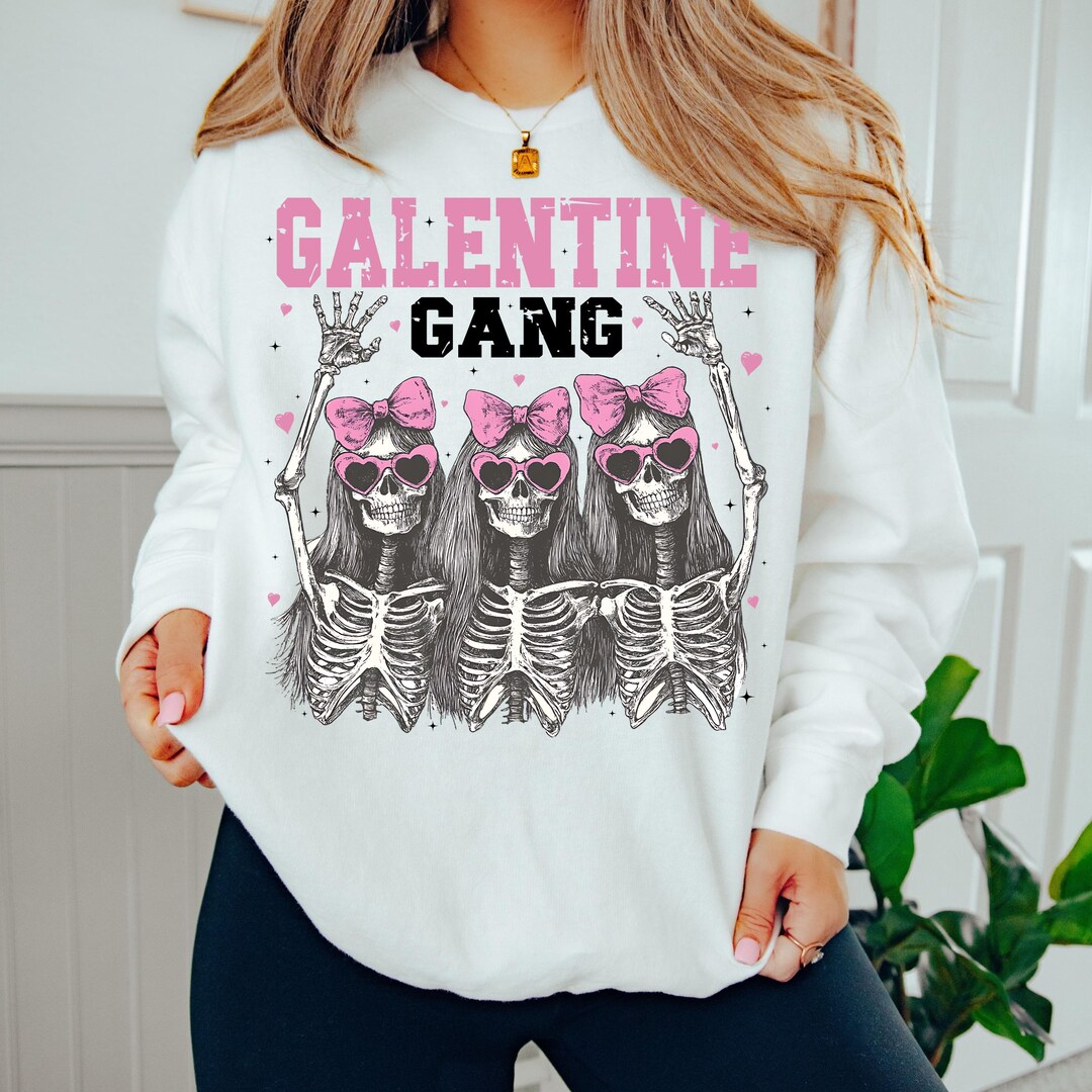 Galentine Gang Png, Valentines Day Png, Retro Galentines Png ...