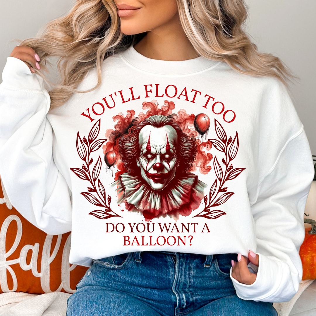 Youll Float Too Horror Halloween PNG, Halloween Png, Retro Halloween Png, Scary Movie, Horror ...