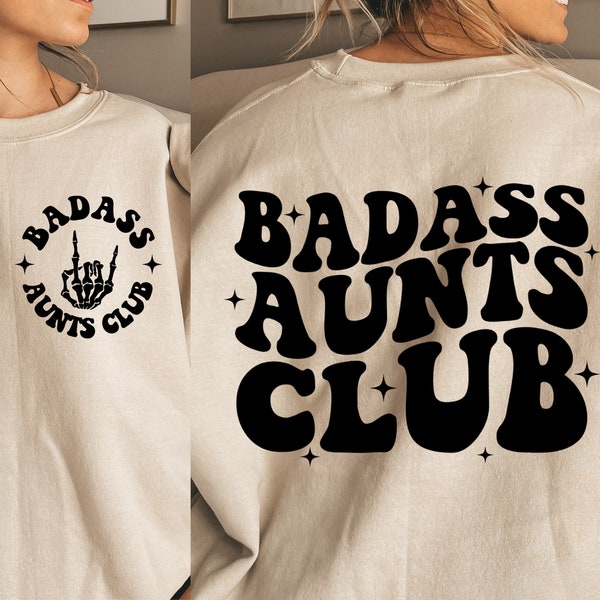 Badass Aunts Club Svg - Etsy