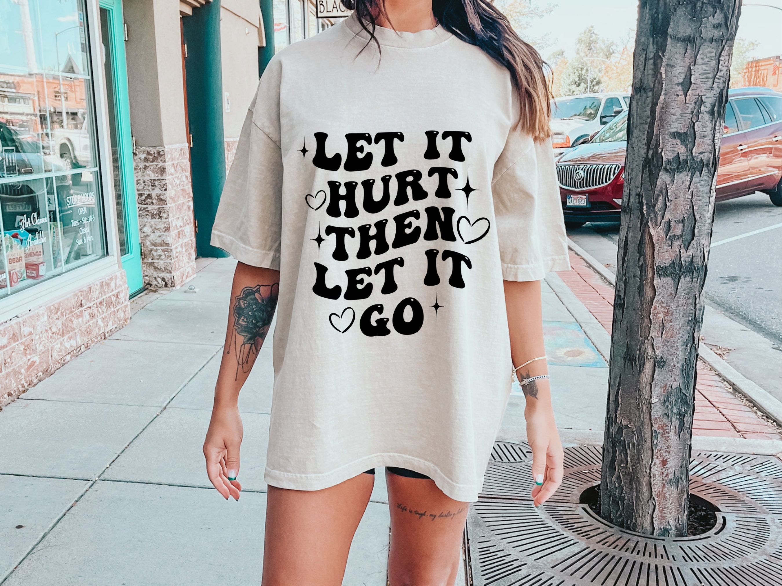 Let It Hurt Then Let It Go Svg Popular Svg Insprational Svg - Etsy
