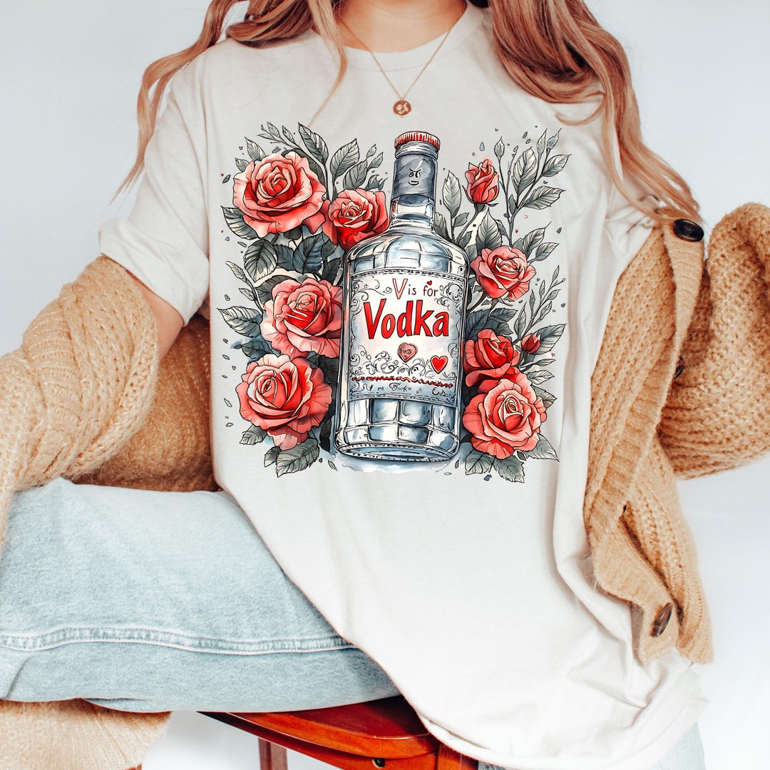 V is for Vodka Anti Valentine Png, Trendy Valentine Png, Funny Drinking ...