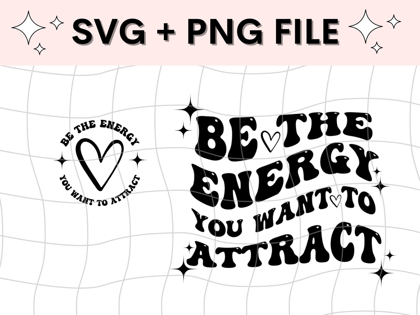 Be the Energy You Want to Attract Svg Popular Svg Svg - Etsy