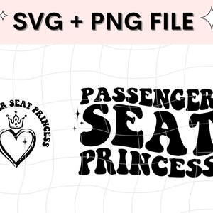 Passenger Seat Princess Svg, Svg Bundle, Princess Svg, Svg File for ...