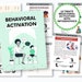 Behavioral Activation Workbook CBT Activities for Mental Health Therapy ...