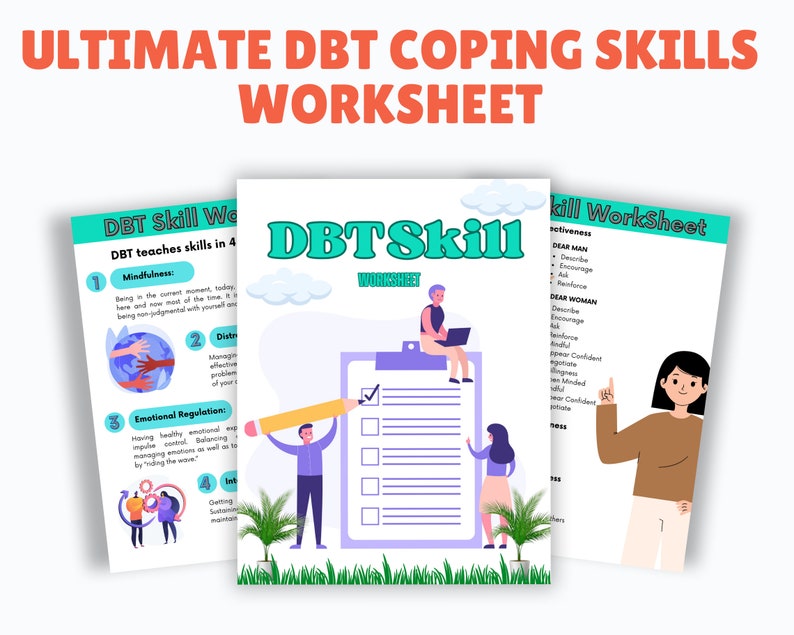DBT Bundle Coping Skills Printable Poster Handout Cheat Sheet ... DBT Bundle Coping Skills Printable Poster Handout Cheat Sheet ...