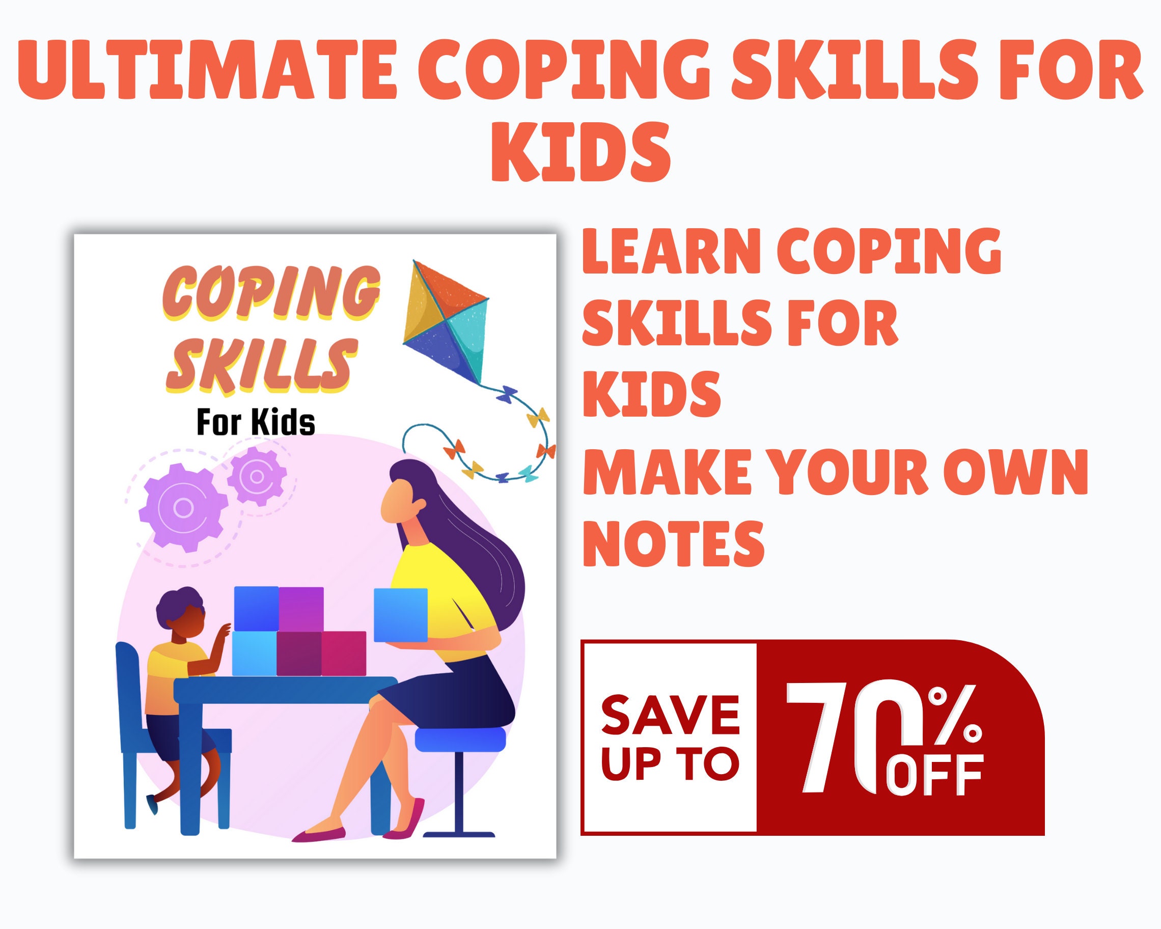 Ultimate Coping Skills Kids Toolbox, Education Handout and Worksheet ...