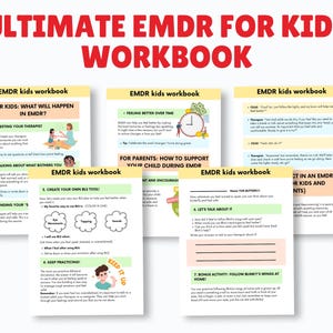 EMDR Workbook for Kids, EMDR Therapy, EMDR Resources, Trauma Therapy ...