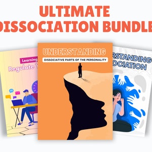 Dissociation Worksheets Workbook Bundle Dissociation Therapy Journal ...