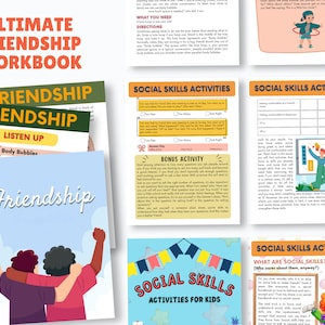 Social Skills, Friendship Kids PRINTABLE Worksheets | SEL | Assertive ...