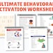 Behavioral Activation Workbook CBT Activities for Mental Health Therapy ...